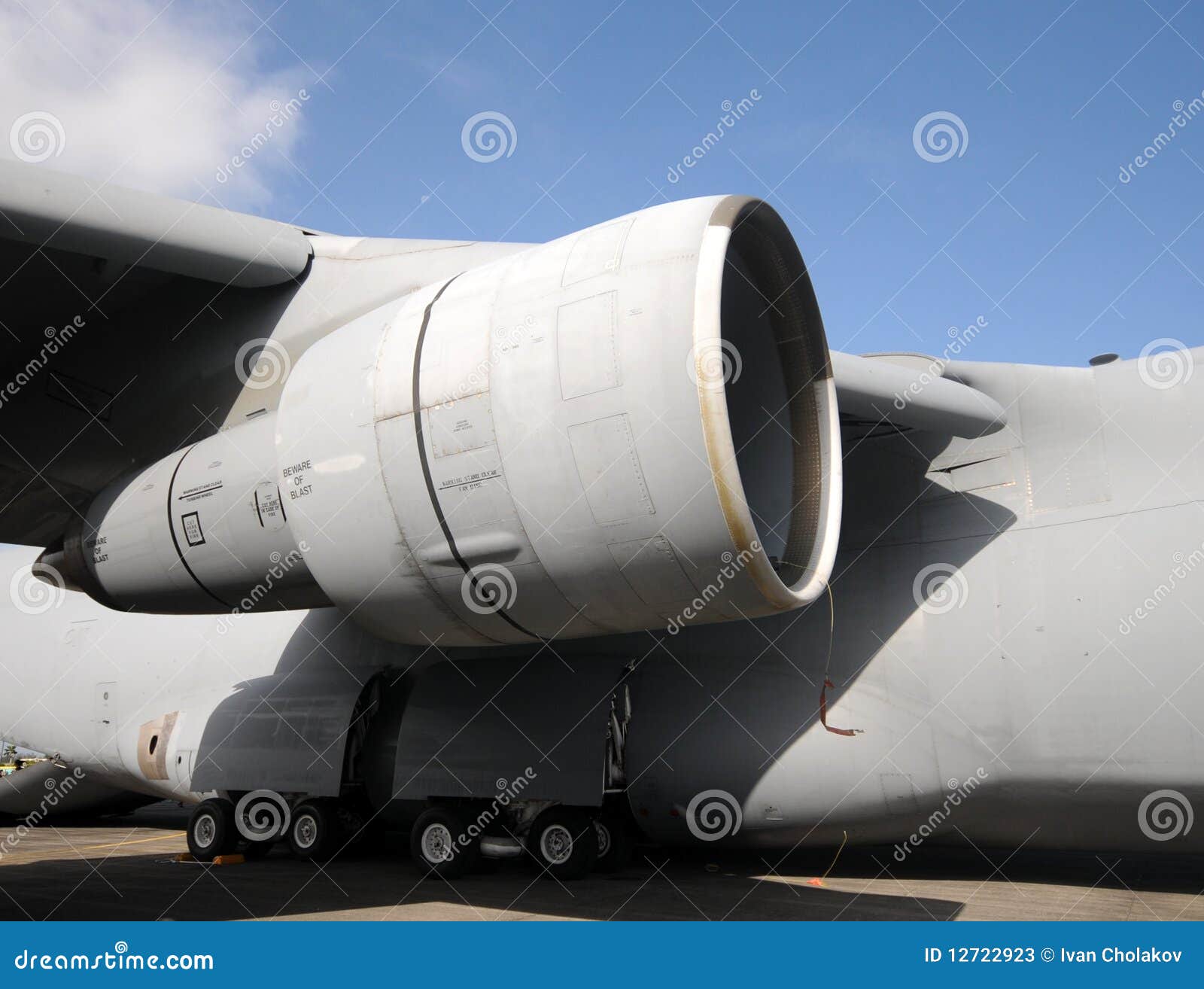 Giant jet engine stock image. Image of airplane, large - 12722923