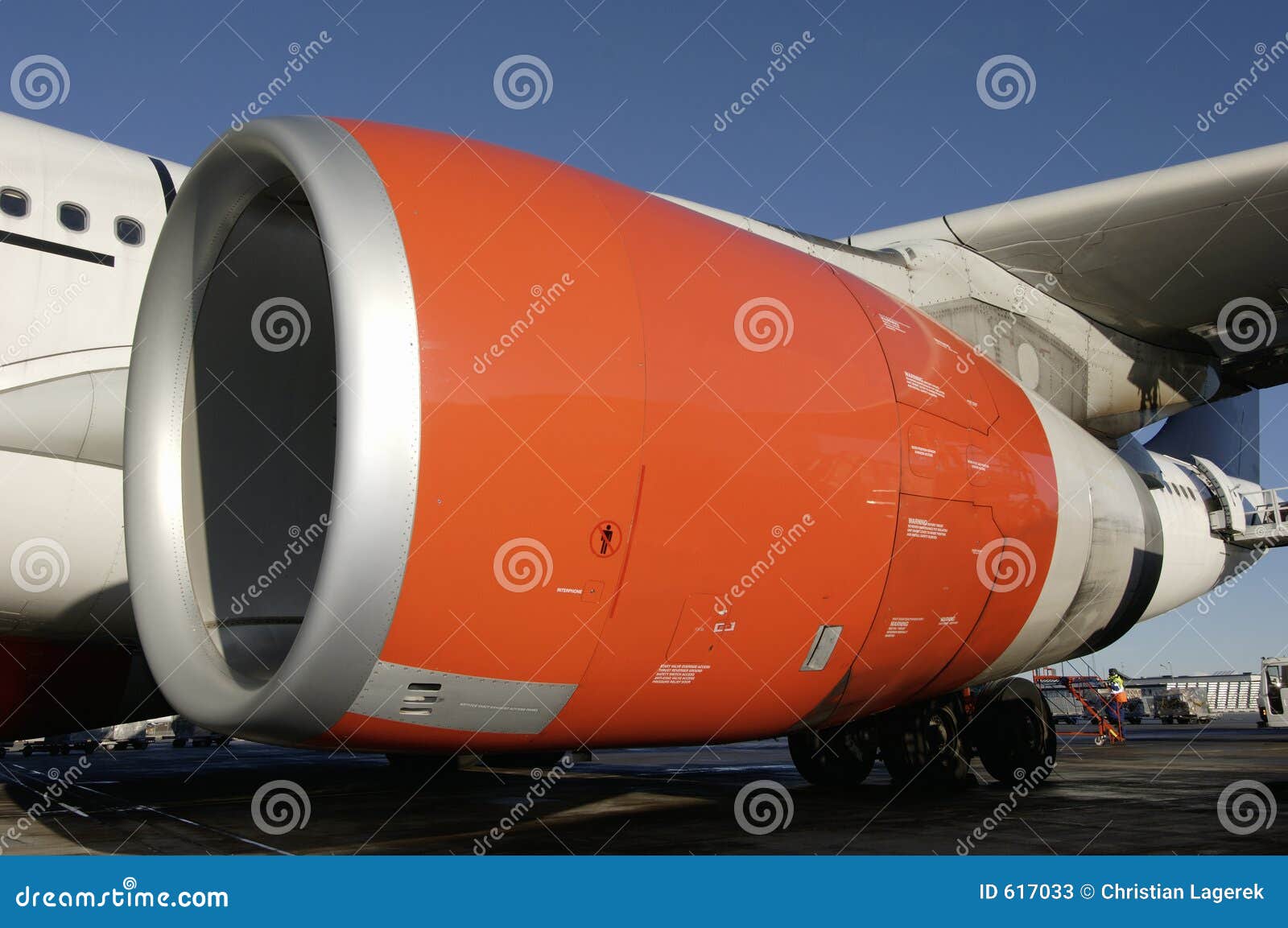 Giant jet-engine stock image. Image of business, maintenance - 617033