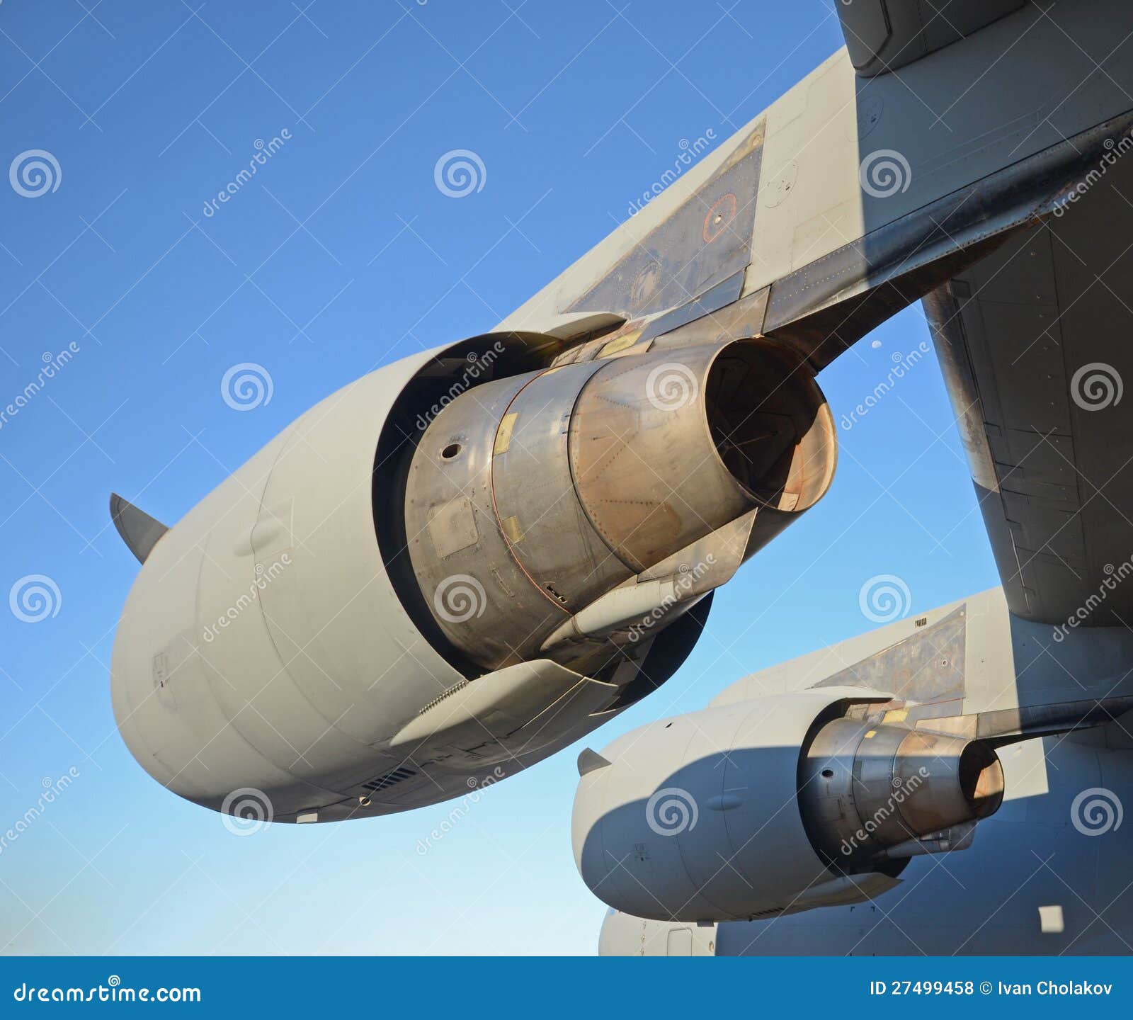 Giant jet engines stock photo. Image of wing, defense - 27499458
