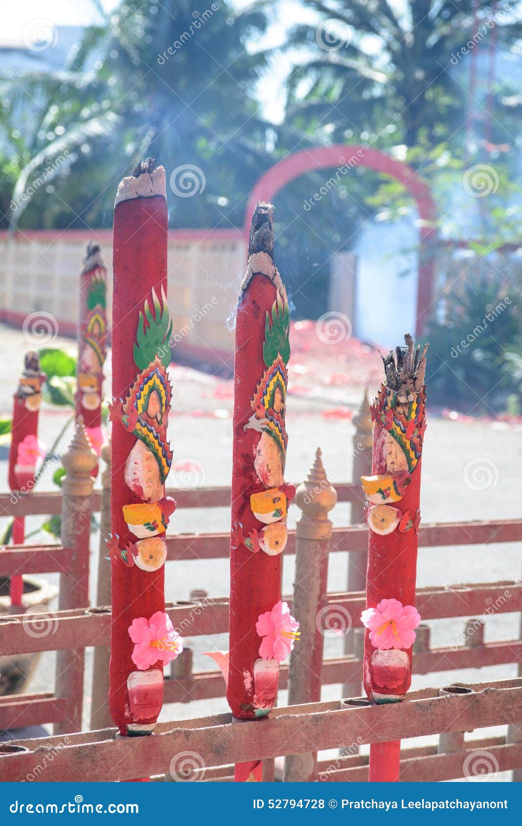 Giant joss sticks burning stock photo. Image of joss - 52794728