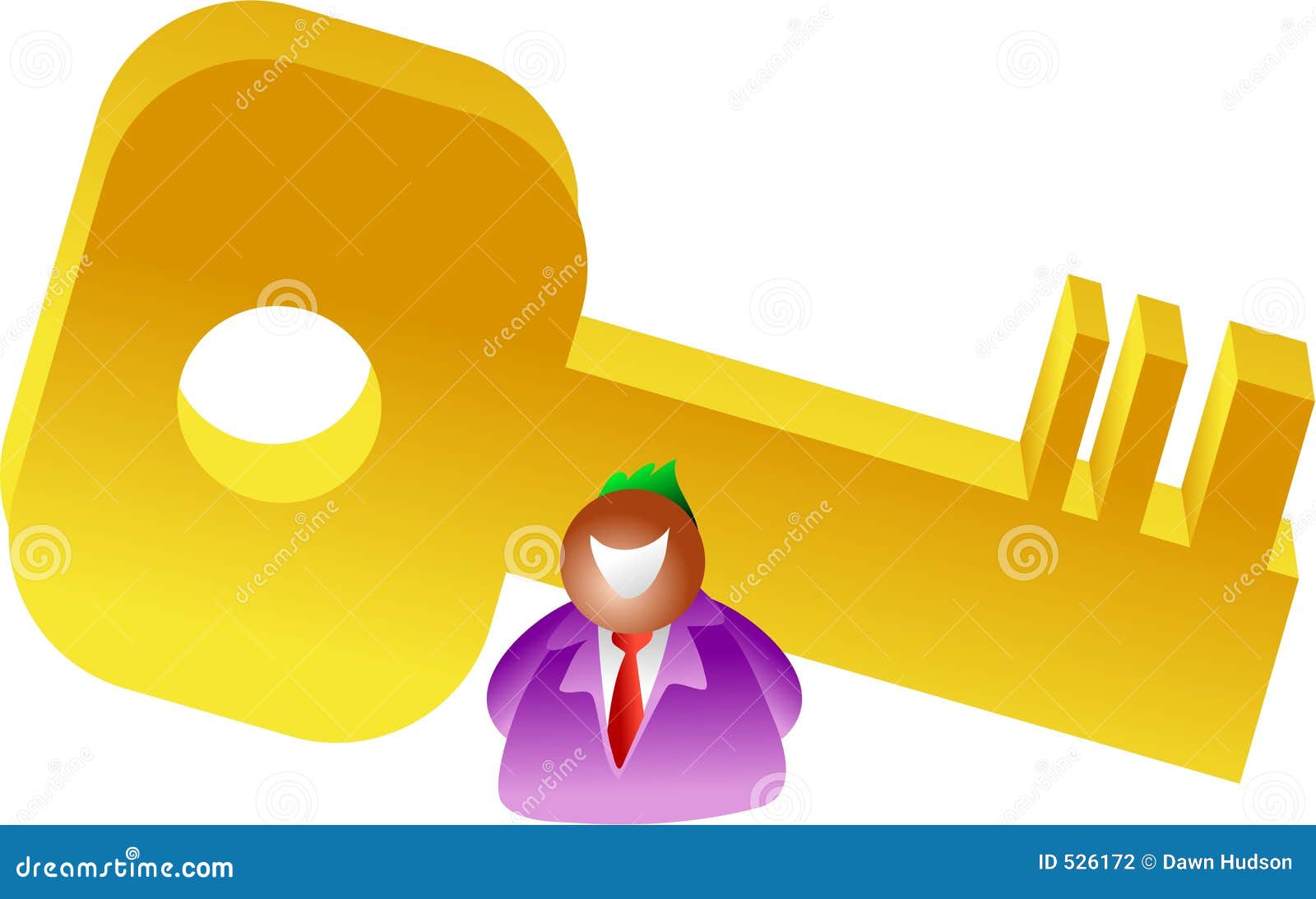 Giant key stock illustration. Illustration of life, security - 526172