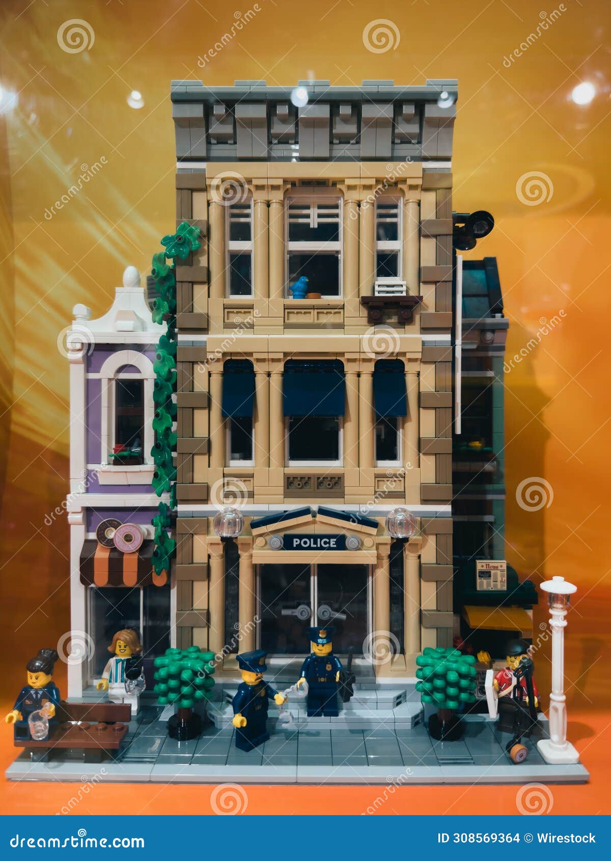 Giant Lego Building on Exhibit Editorial Stock Image - Image of ...