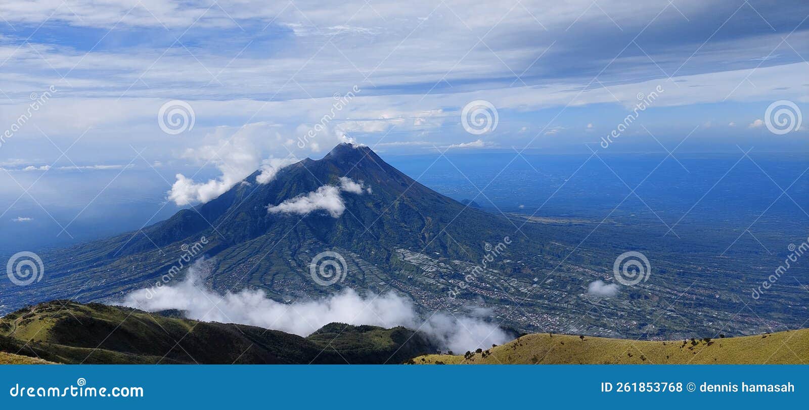 The giant of merapi stock photo. Image of strong, merbabu - 261853768