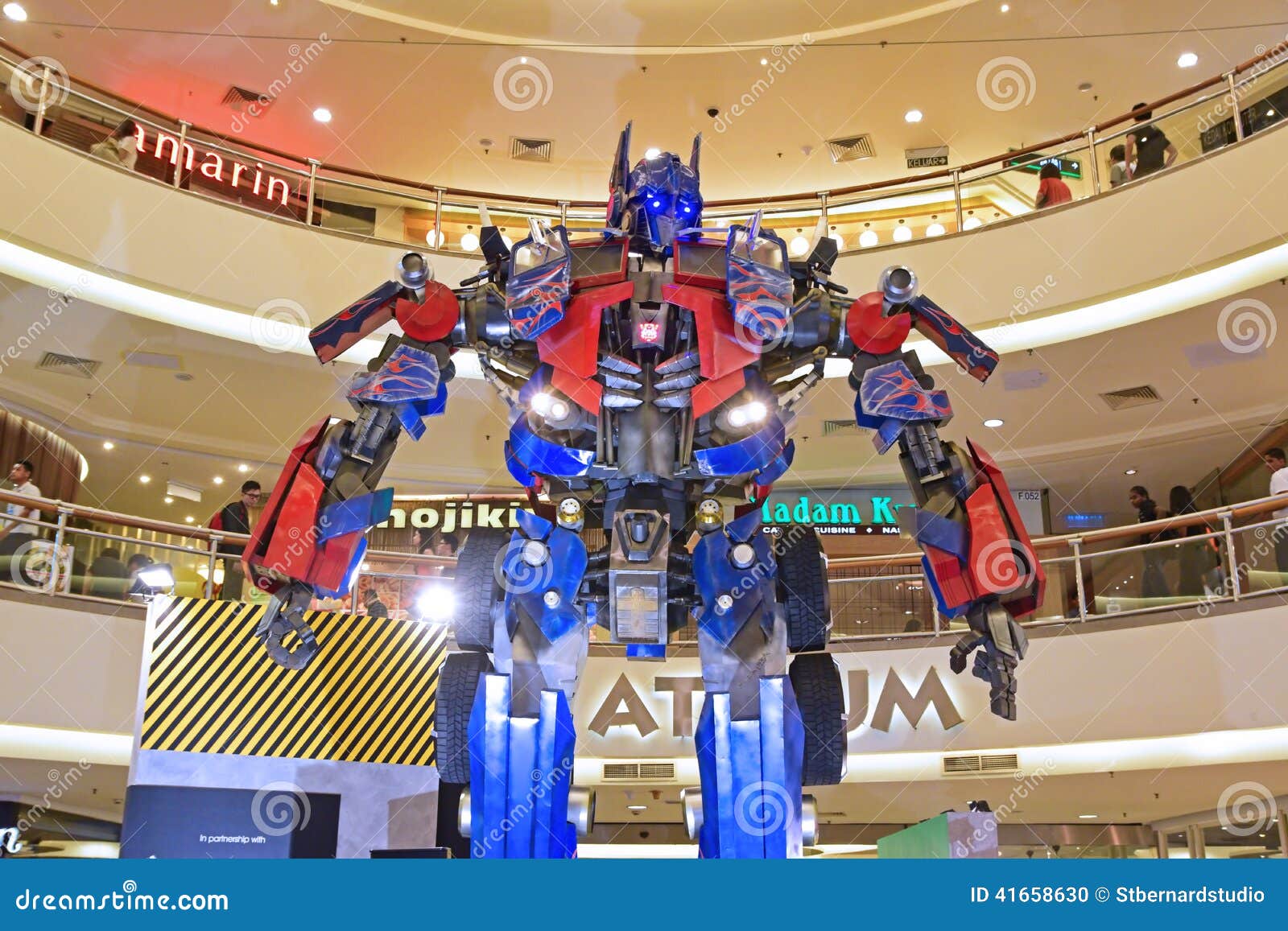 Giant Model of Optimus Prime from Transformers Editorial Image - Image ...