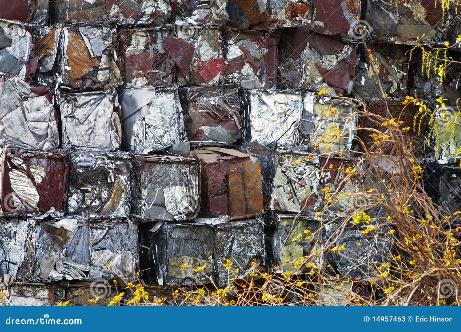 Giant Mountain of Scrap Alulminum Metal Stock Image - Image of recover ...