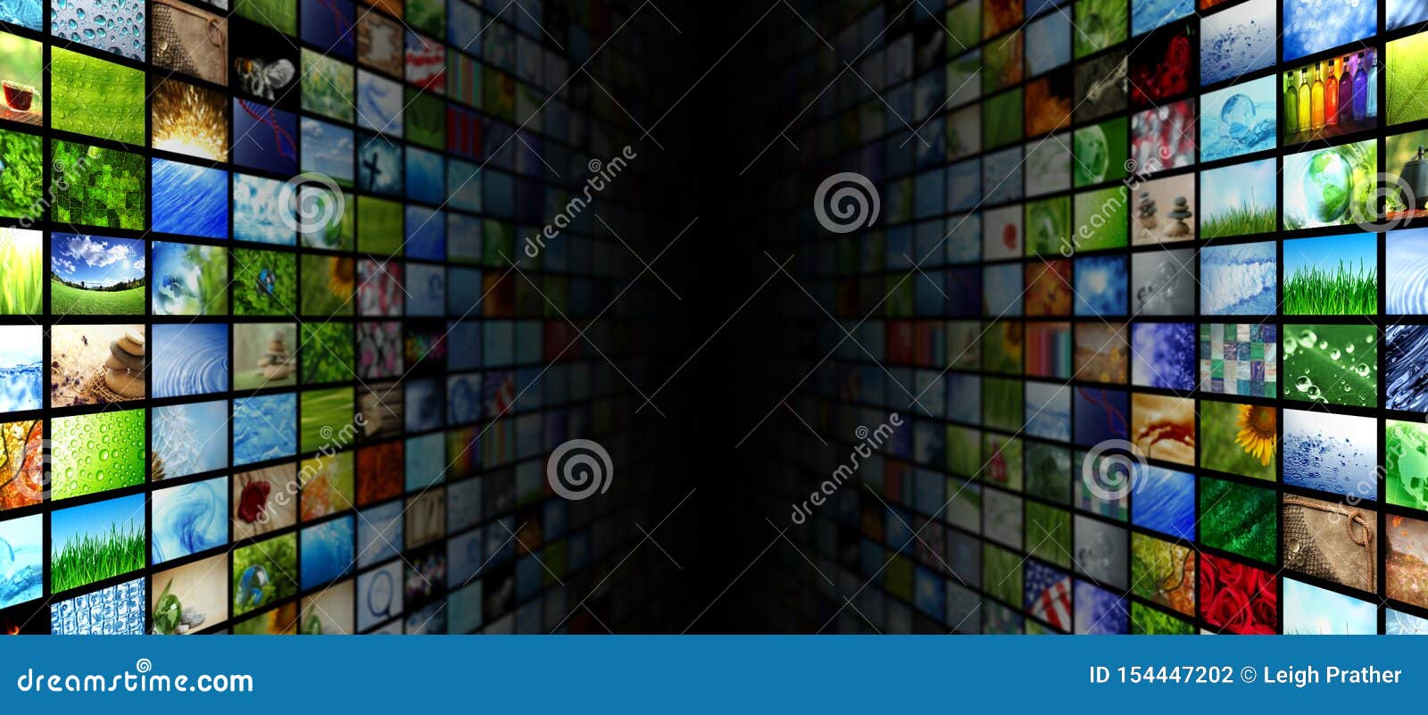 Giant Multimedia Wall Stock Photography | CartoonDealer.com #75512486