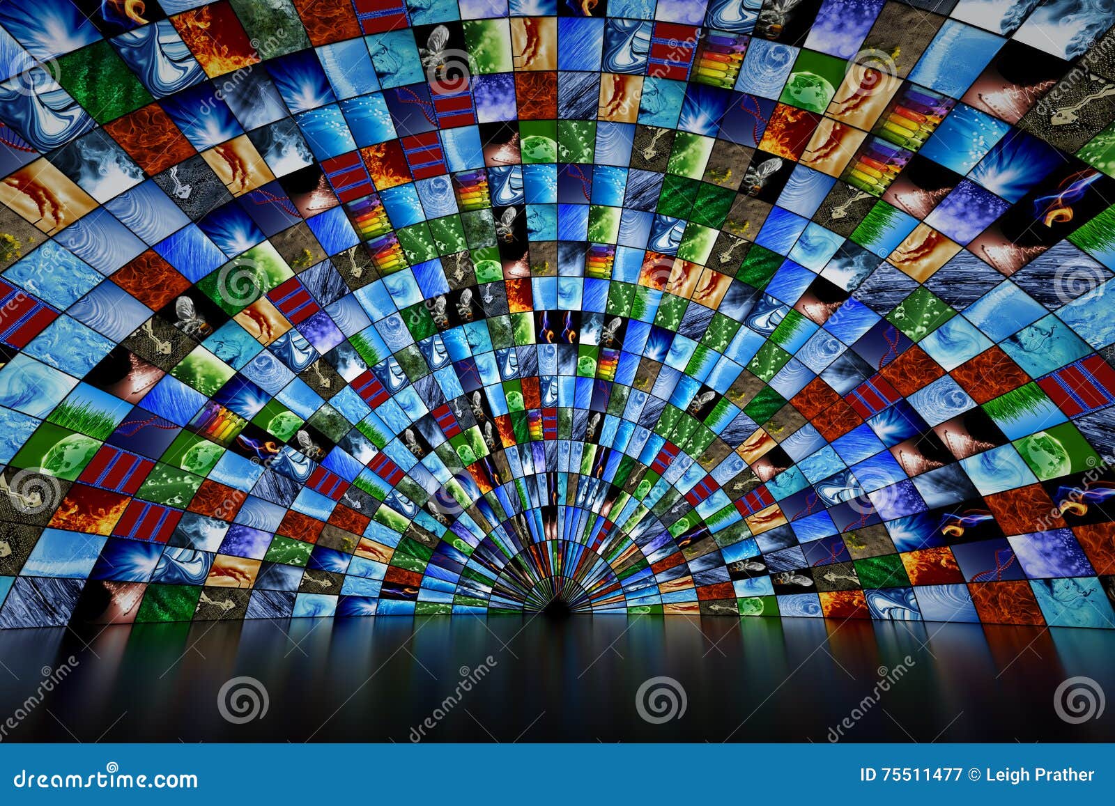 Giant multimedia wall stock image. Image of movie, internet - 75511477