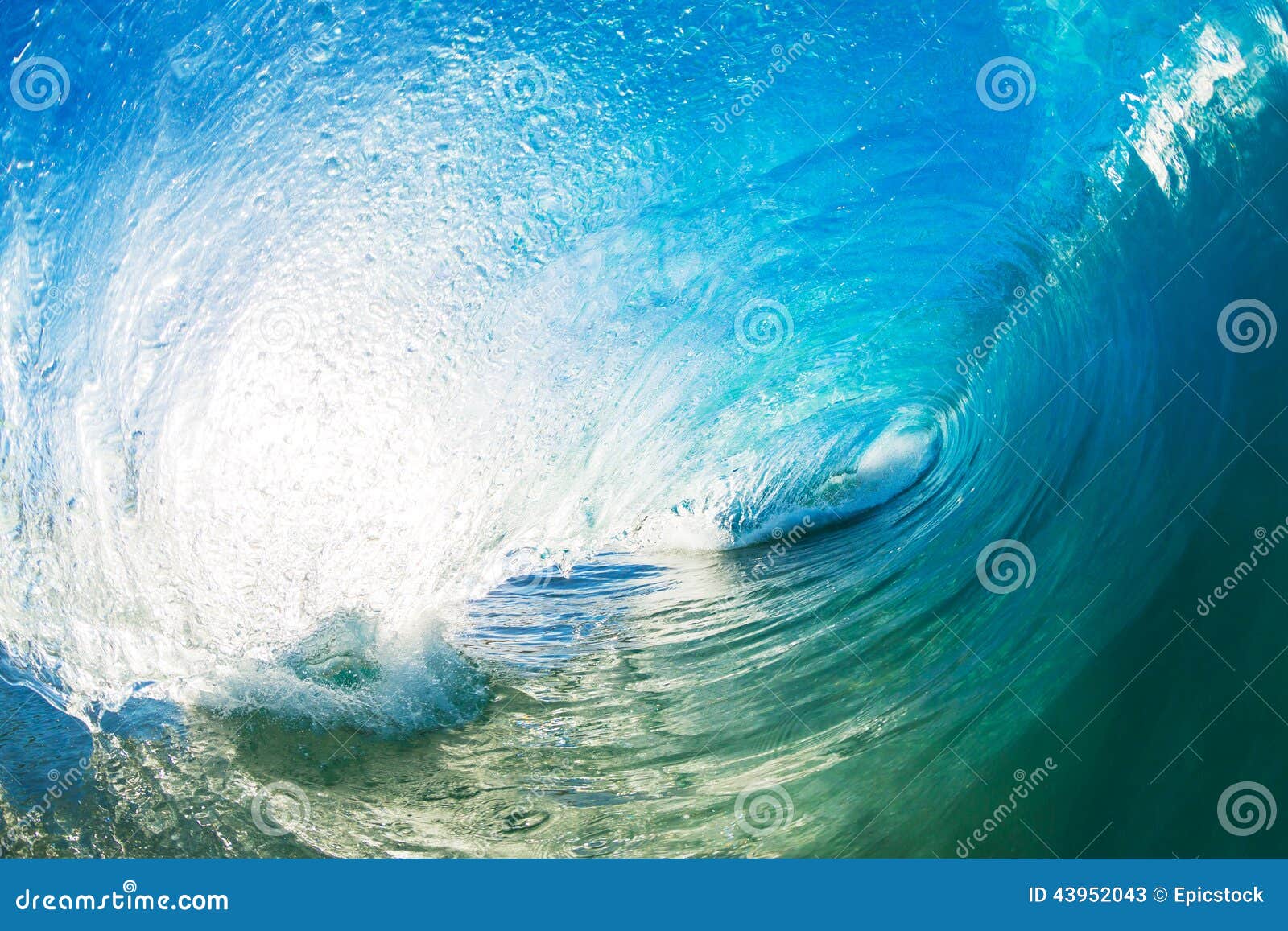 A Giant ocean wave tube stock image. Image of power, clean - 43952043