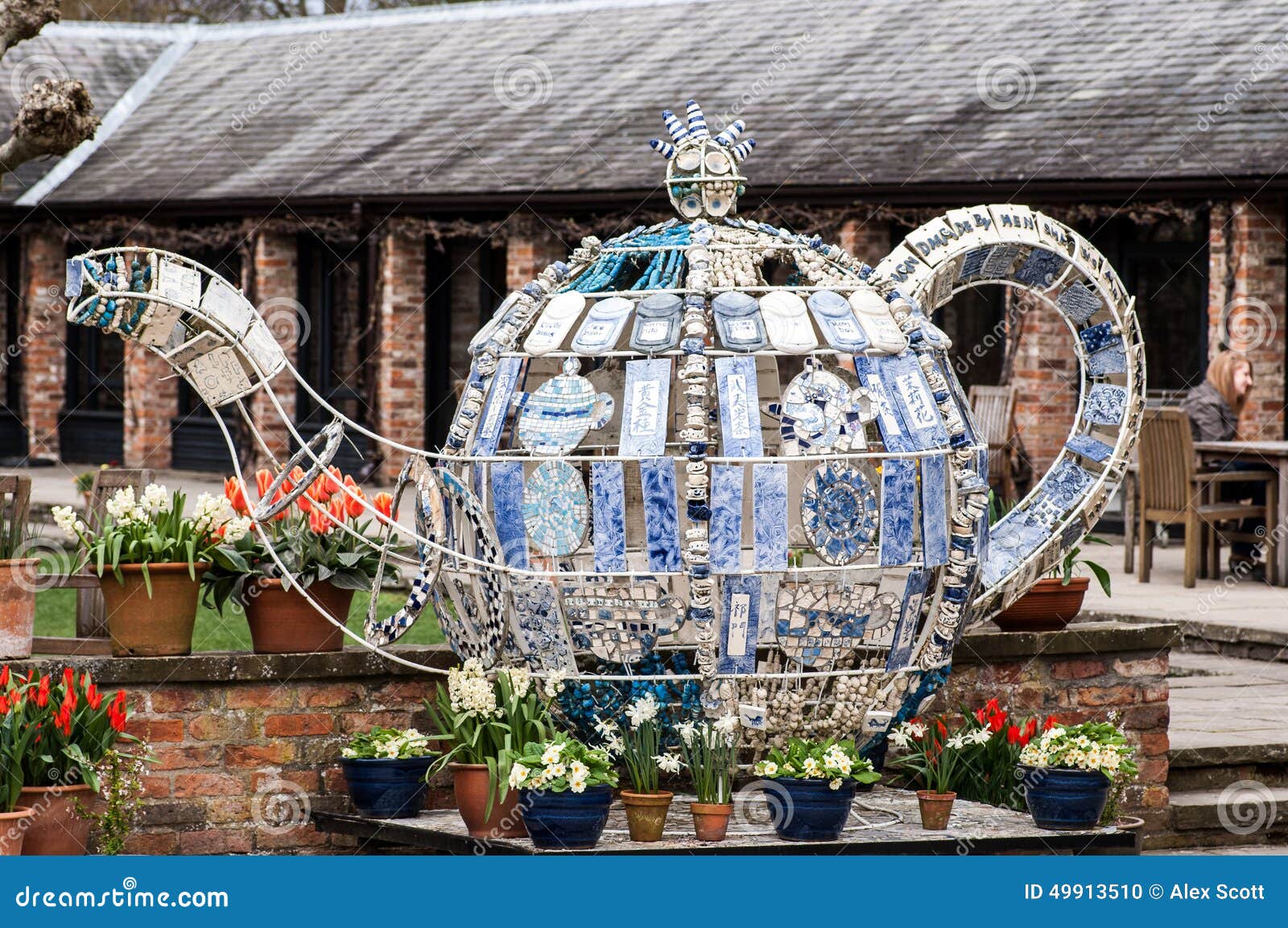 Giant ornamental tea-pot stock photo. Image of work, giant - 49913510