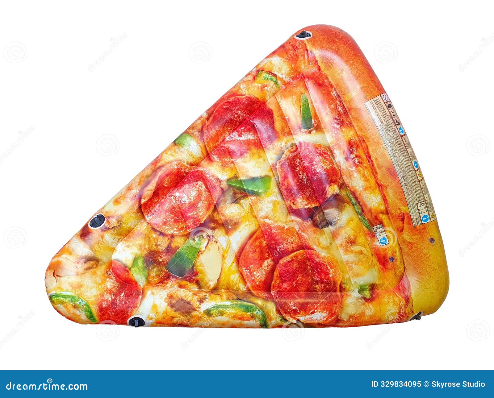 Giant Pizza Shaped Pool Inflatable Float Isolated on White Background ...