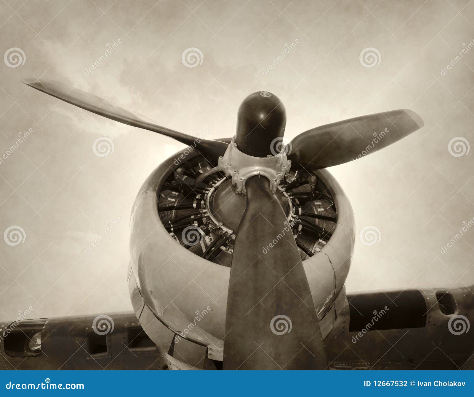 Giant propeller stock photo. Image of historic, vintage - 12667532