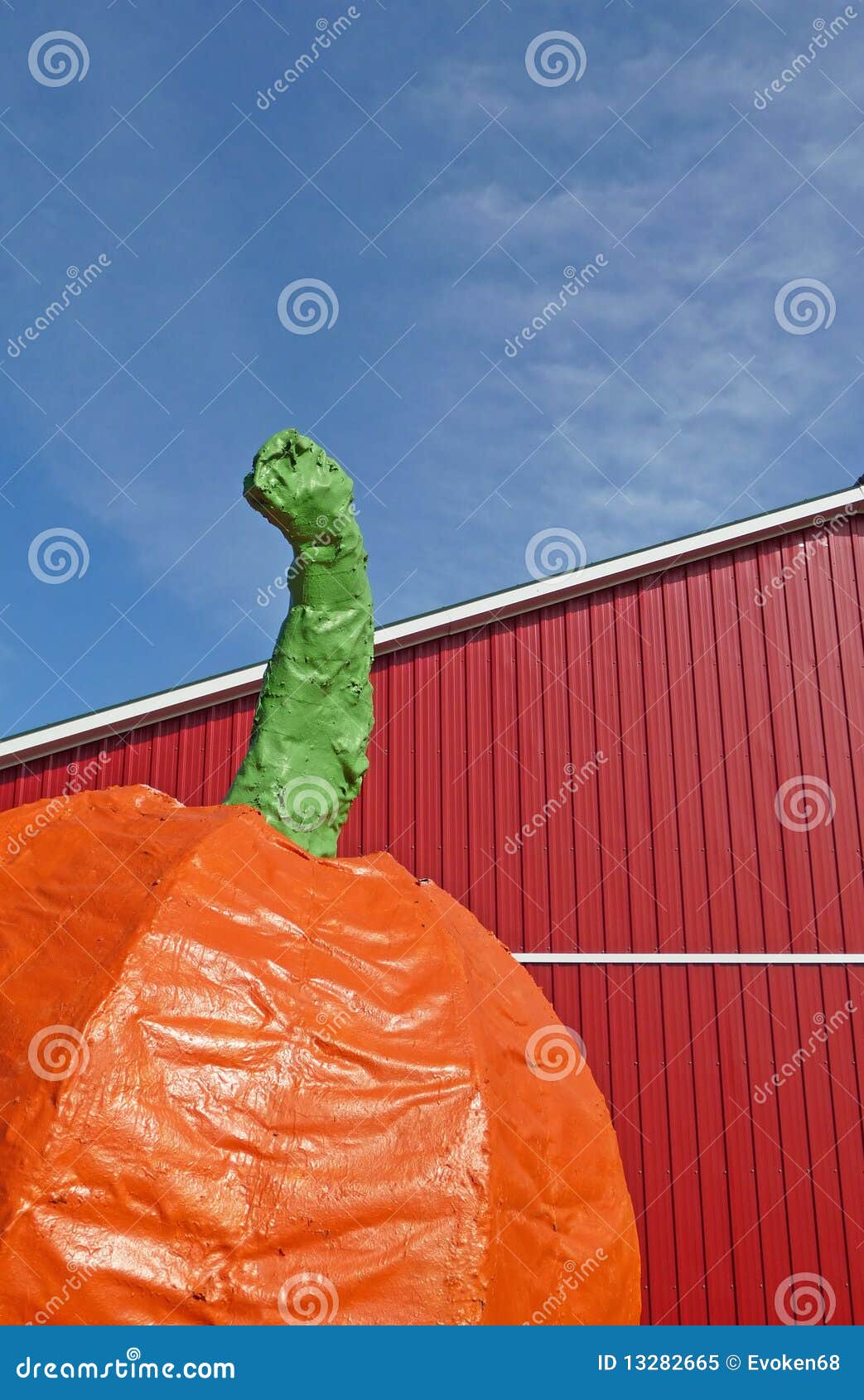 Old Barn With Blue Sky And Clouds Royalty-Free Stock Photo ...