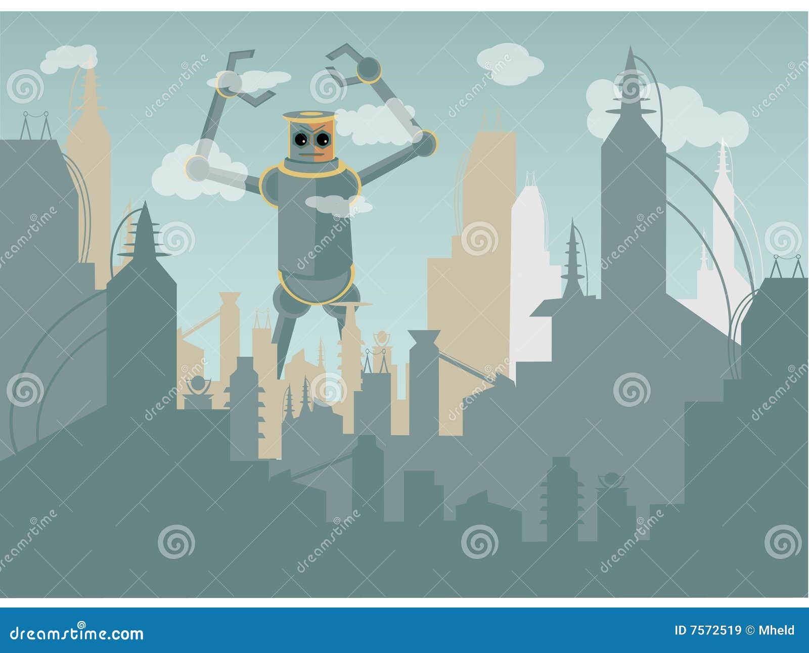 Robotic Monster Stock Illustrations – 4,558 Robotic Monster Stock ...