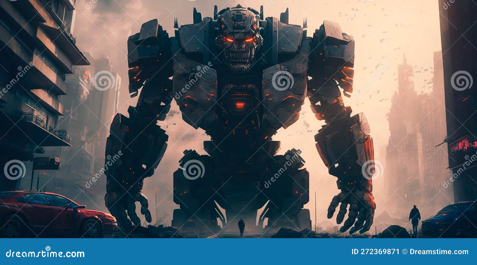 Giant Robot that Destroys Cities and Rules Humanity To a Level Below ...
