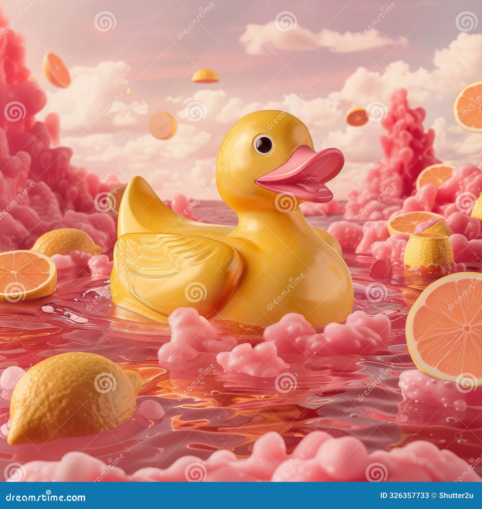 Duck In Giant Wheel Royalty-Free Stock Photo | CartoonDealer.com #288306957