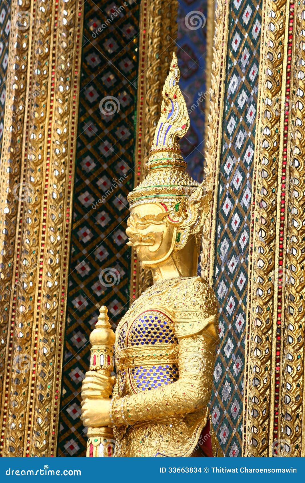 Giant security stock photo. Image of asian, culture, ornamental - 33663834