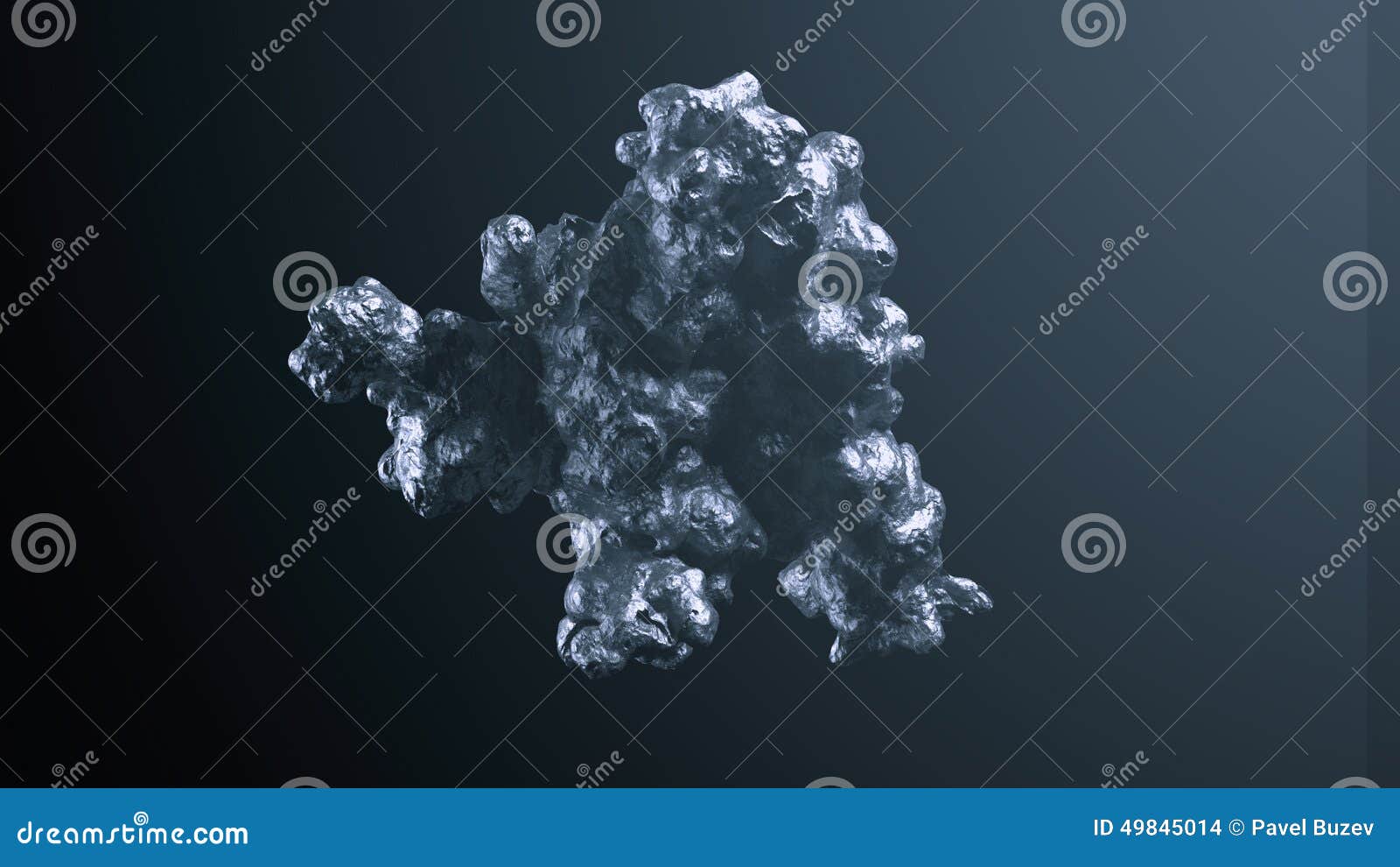 Giant silver nugget stock illustration. Illustration of drop - 49845014