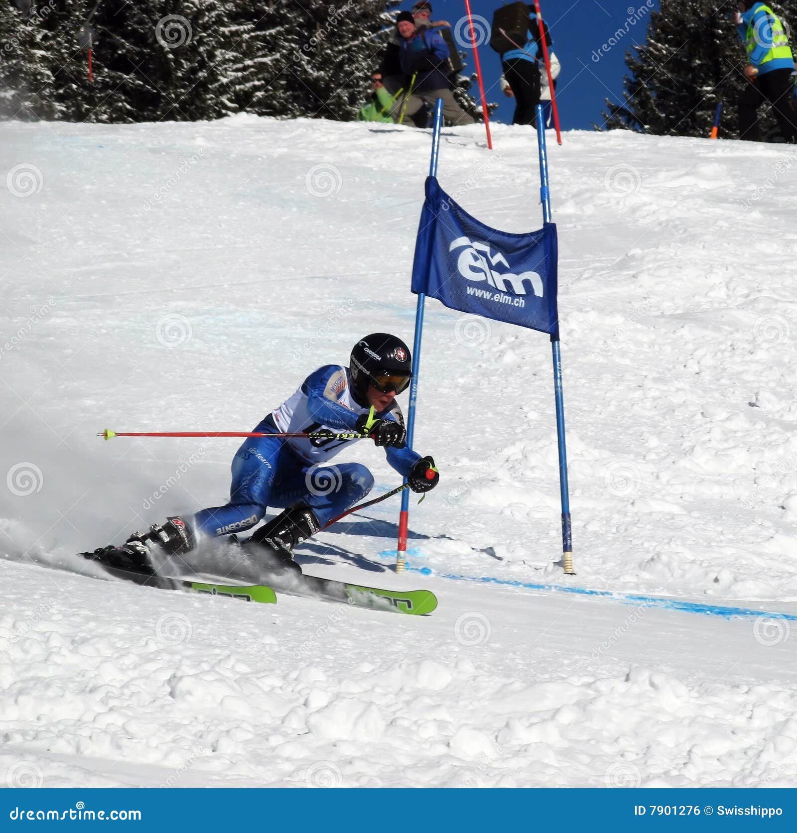 Giant Slalom in Elm editorial photo. Image of sport, moving - 7901276