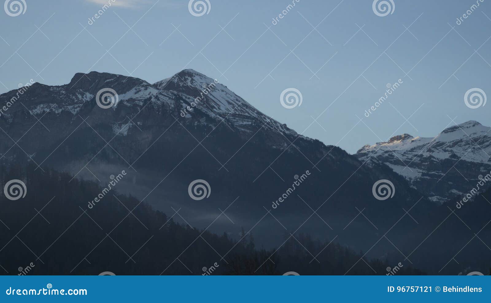 Giant Snow Mountain in Switzerland. Stock Image - Image of mountain ...