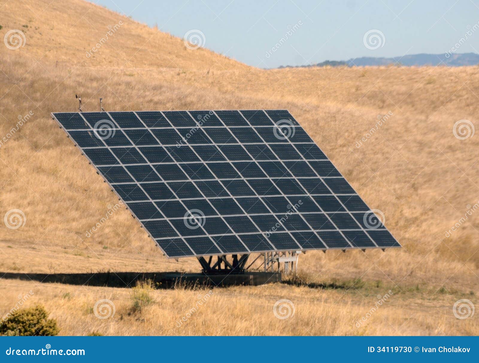 Giant solar panel stock photo. Image of nature, clean - 34119730