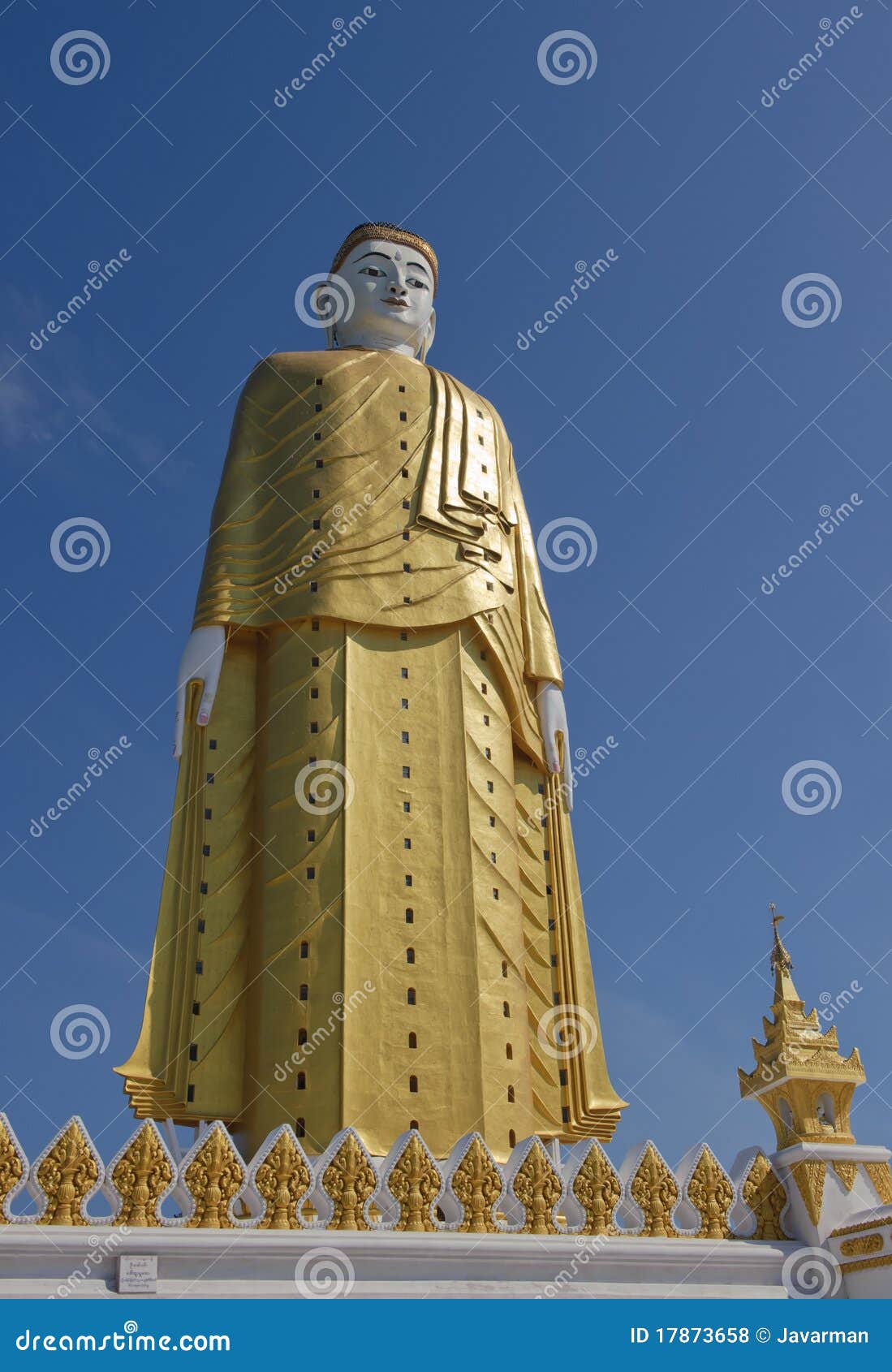 Giant Standing Buddha, Monywa, Myanmar Stock Photo - Image of sculpture ...