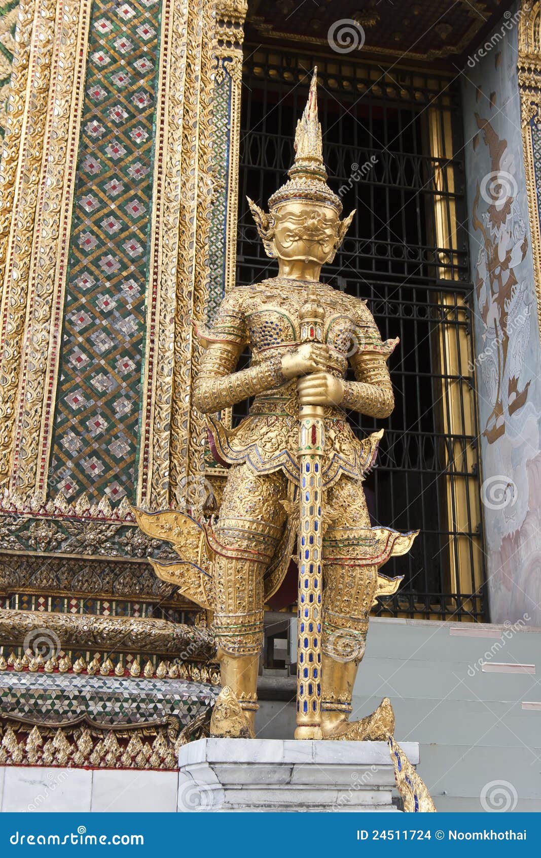 Giant statue. stock photo. Image of style, giant, warrior - 24511724