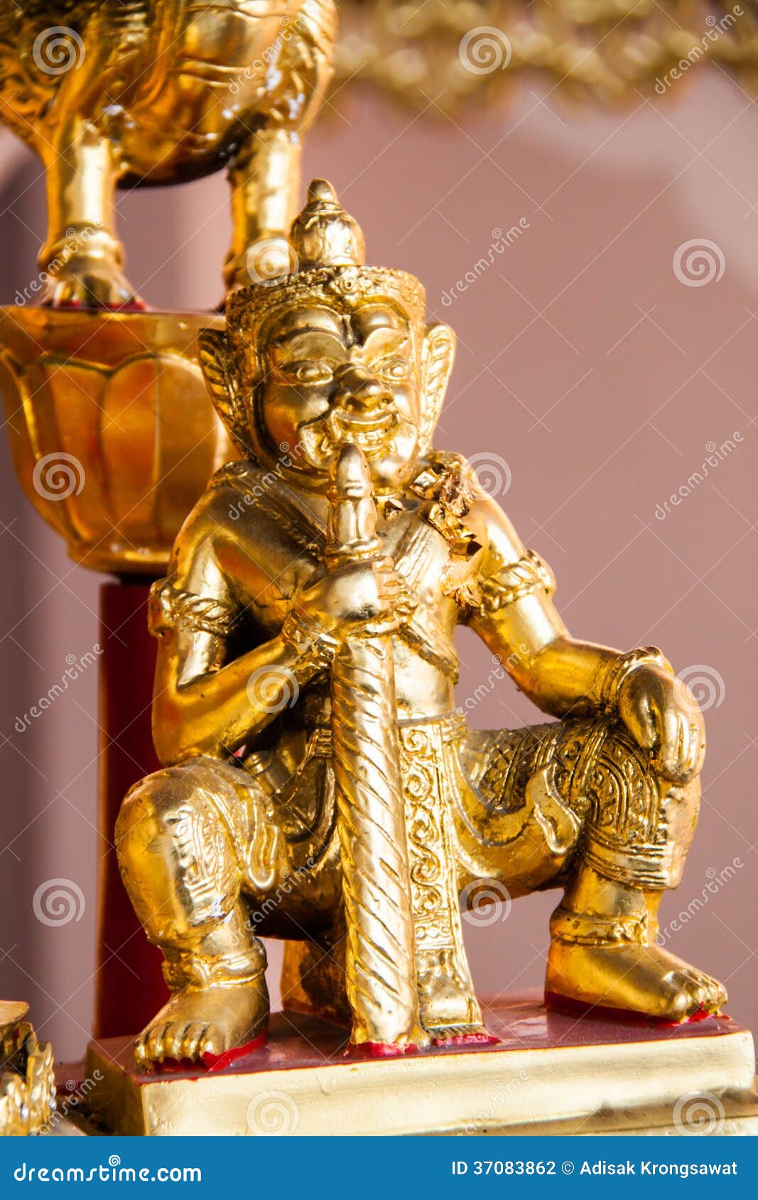 Giant Statue in Emerald Temple Thailand Stock Photo - Image of bangkok ...
