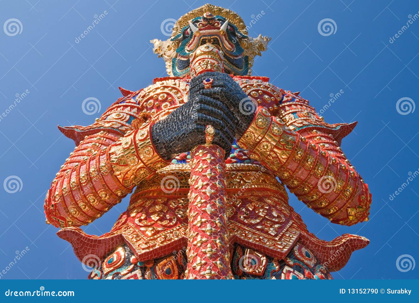 Giant statue, Thailand stock photo. Image of asia, architecture - 13152790