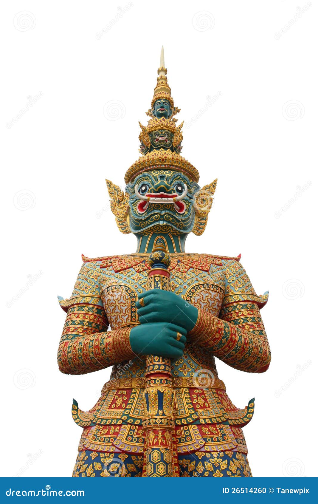 Giant Statue of Thailand. stock photo. Image of buddha - 26514260