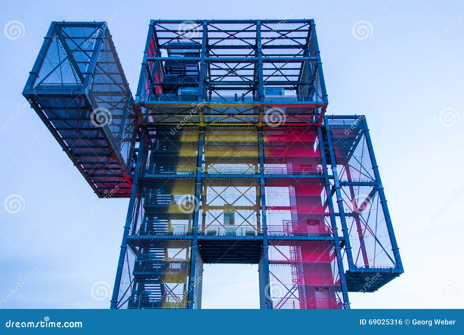 A giant steel construction stock photo. Image of urban - 69025316