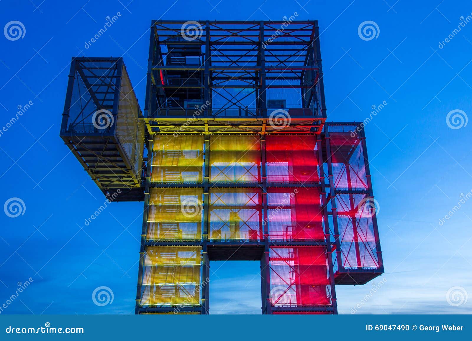 A Giant Steel Construction . Stock Photo - Image of mining, equipment ...