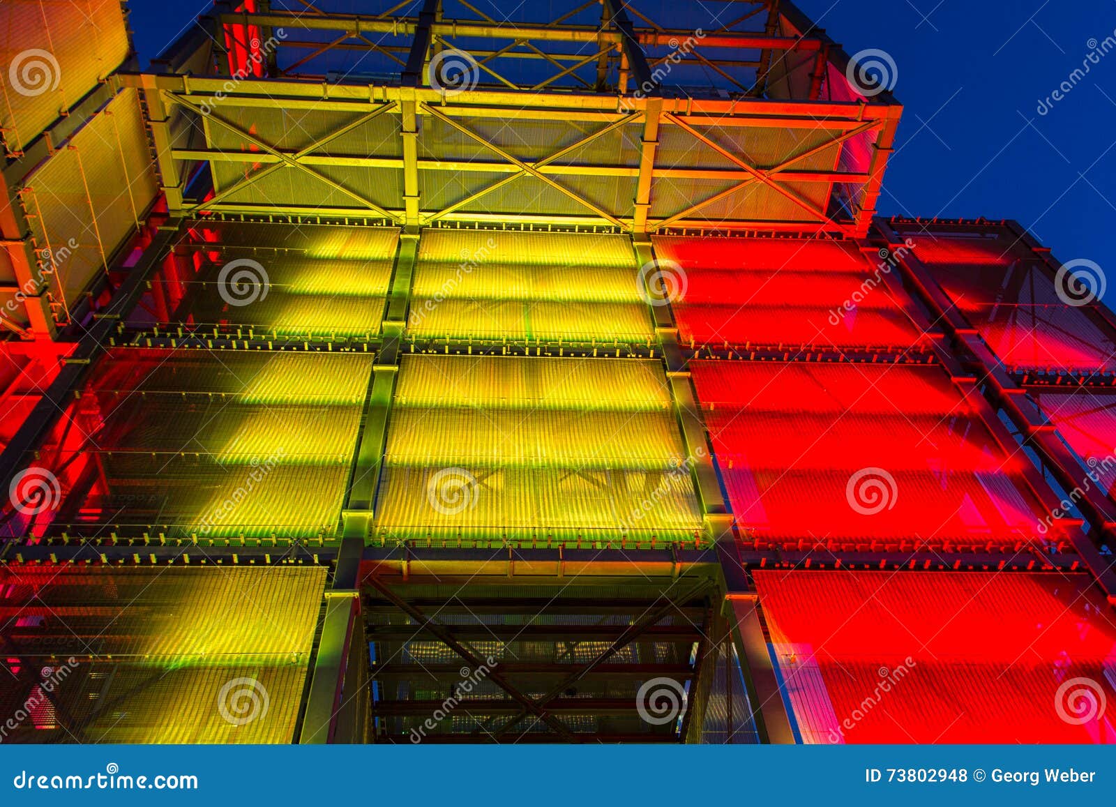 A Giant Steel Construction . Stock Photo - Image of steel, blue: 73802948