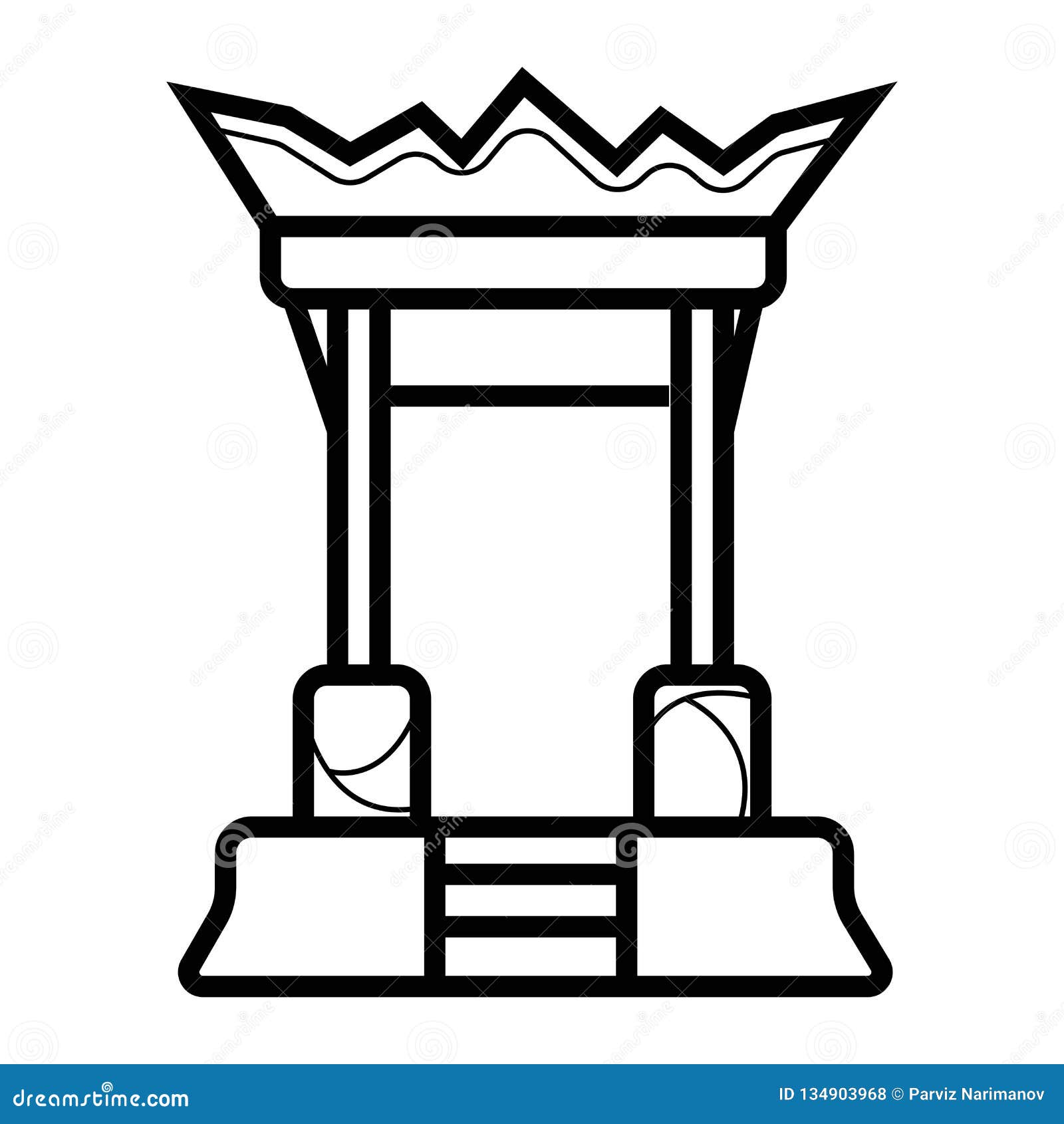 Giant swing icon stock illustration. Illustration of icon - 134903968