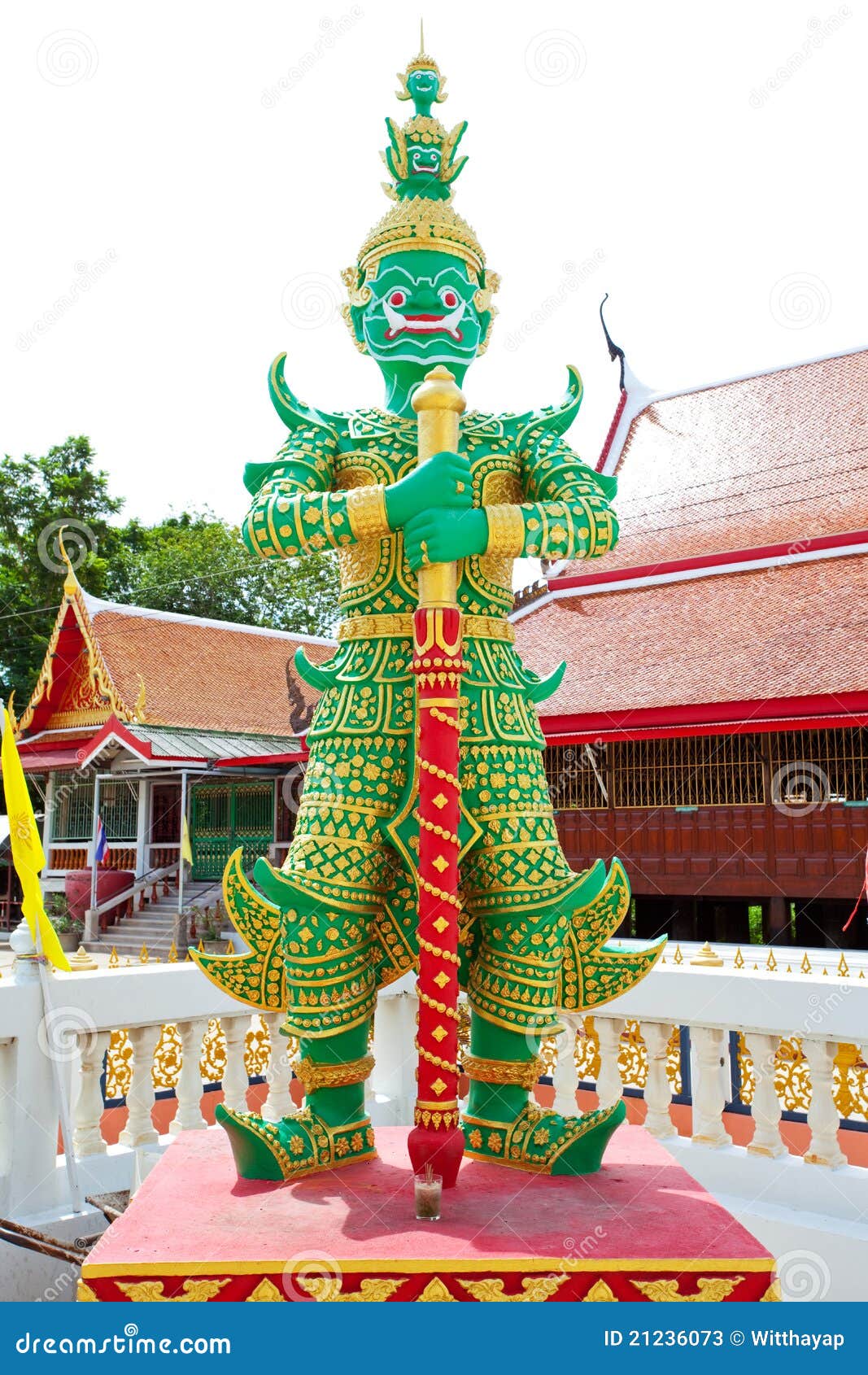 Giant of temple stock image. Image of landmark, gate - 21236073