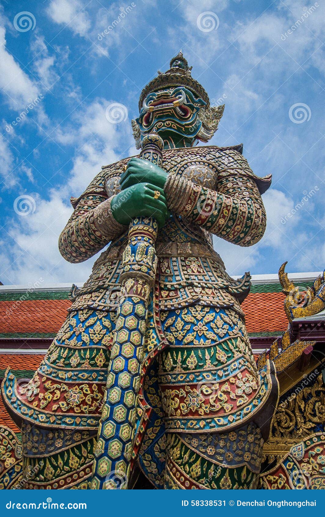 Giant Thailand Blue Sky Color Stock Image - Image of thailand, giant ...