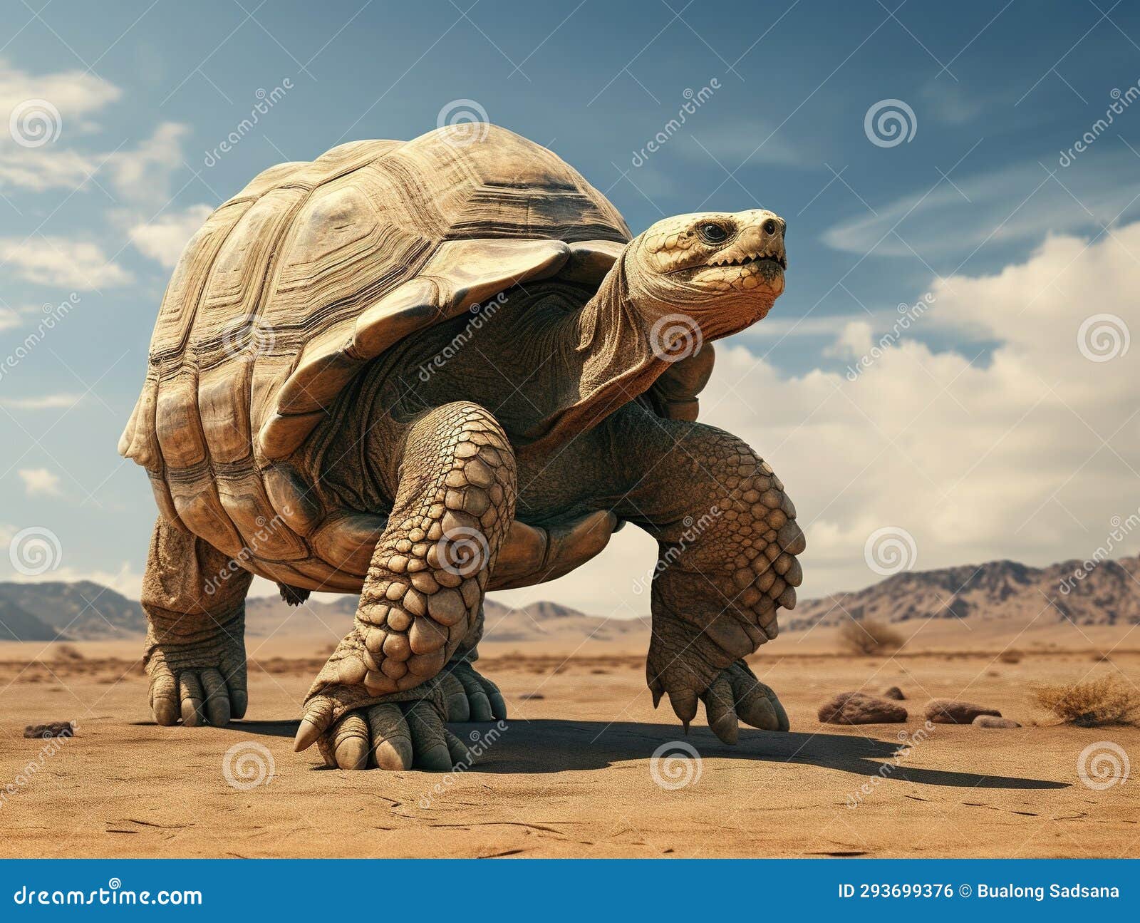 Ai Generated Illustration Wildlife Concept of Giant Turtle Stock ...