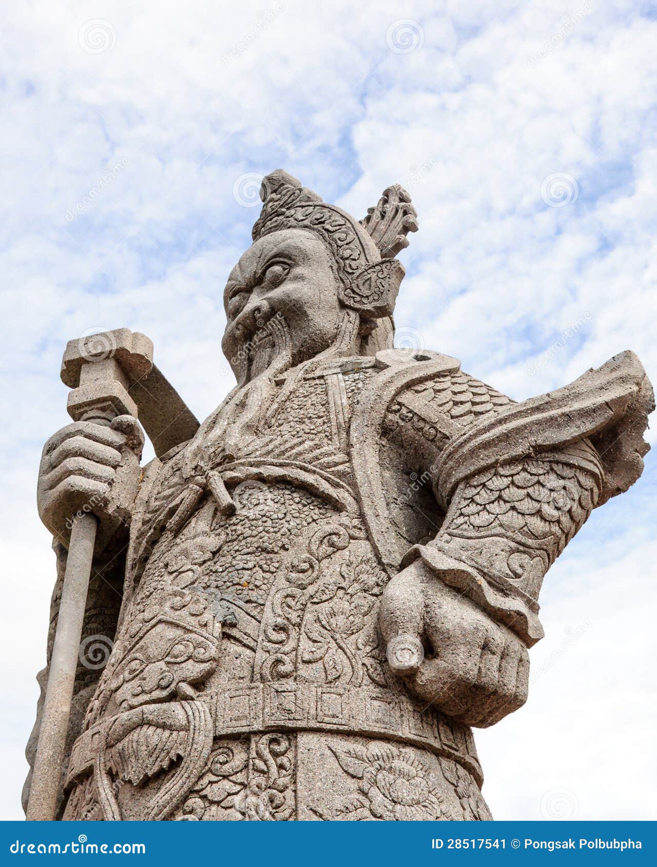 Giant warrior statue stock image. Image of eastern, mystical - 28517541