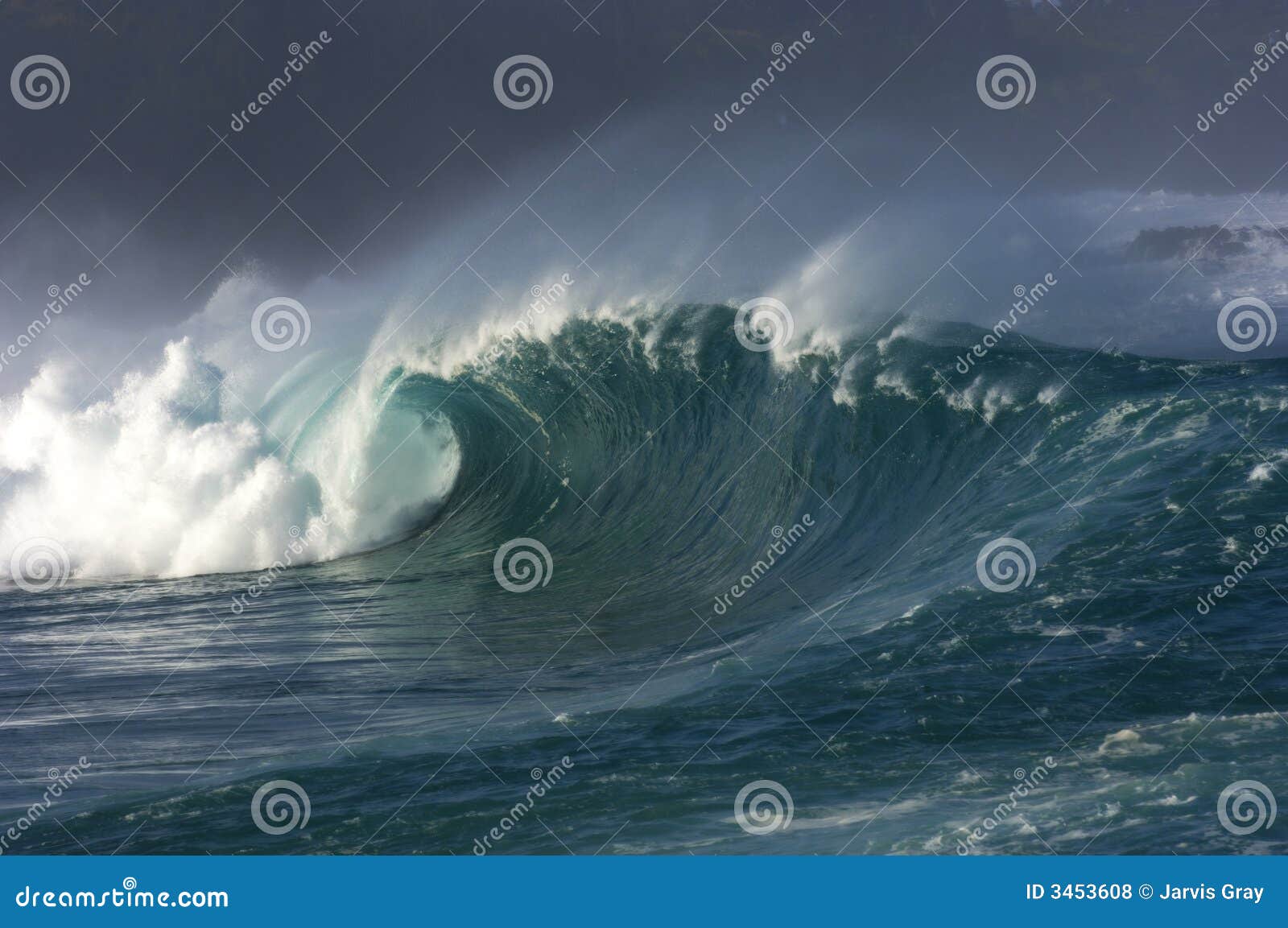 Giant wave stock photo. Image of water, north, waimea - 3453608
