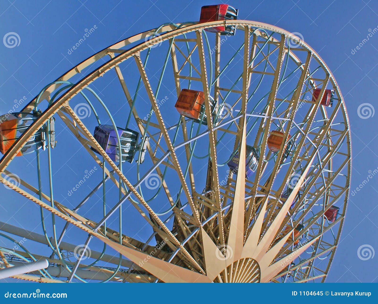 Giant Wheel stock image. Image of angle, altitude, large - 1104645