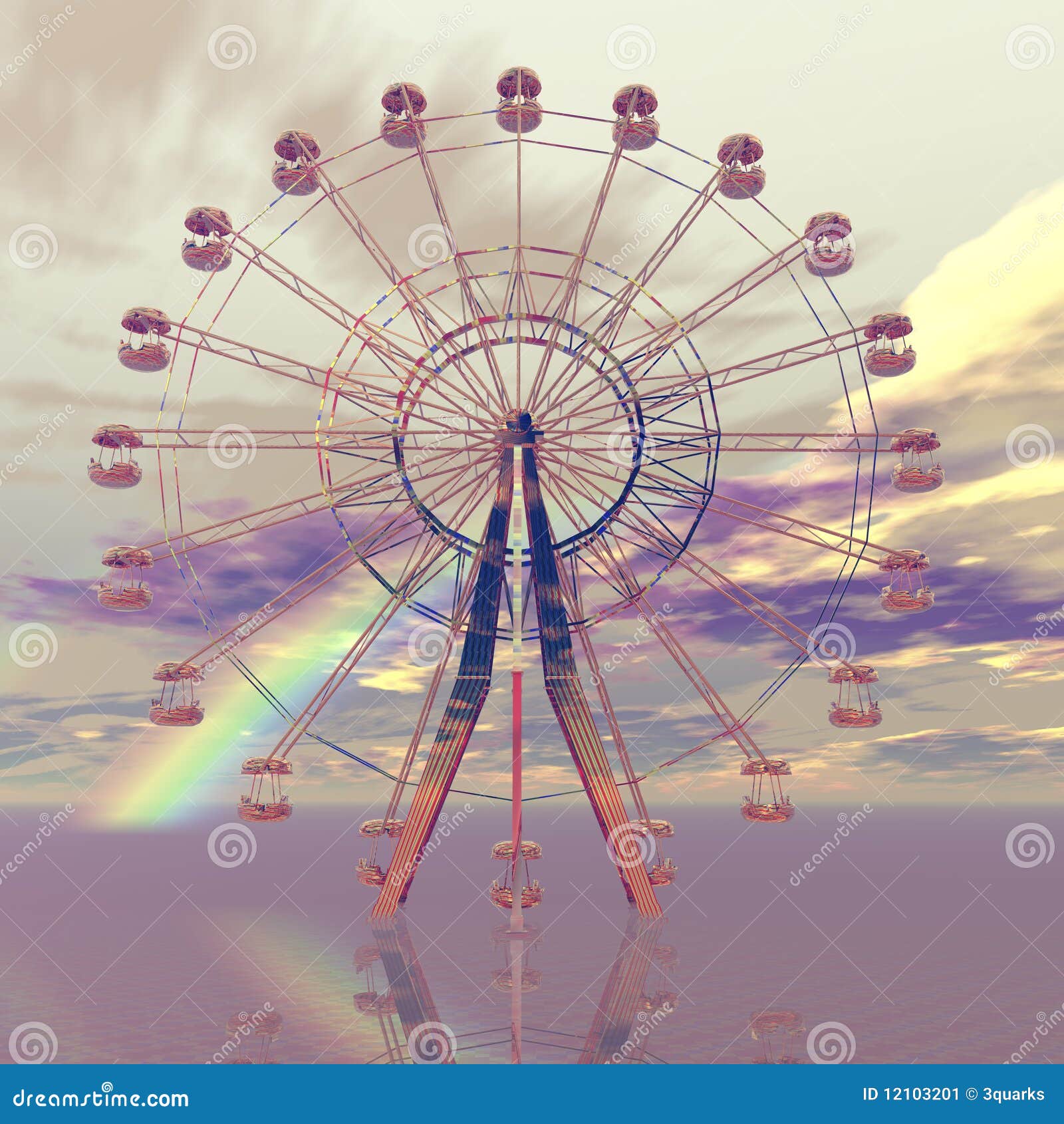 Giant Wheel Royalty-Free Illustration | CartoonDealer.com #6224289