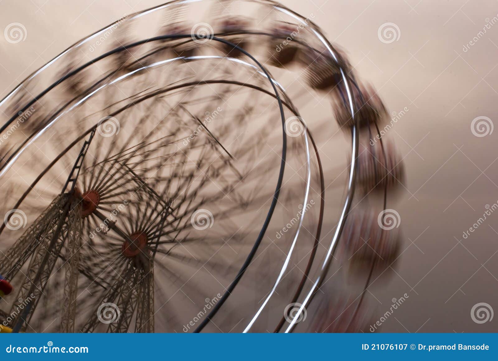 Giant wheel stock image. Image of giant, mela, fair, blur - 21076107