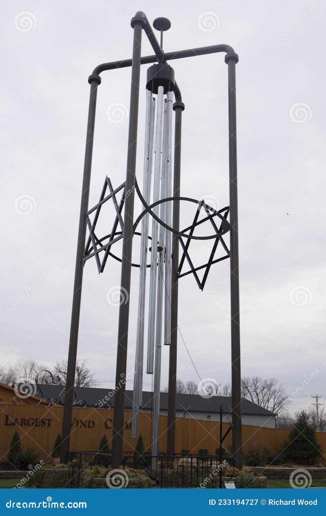 Giant Wind Chime, Casey, Illinois Editorial Photography - Image of ...