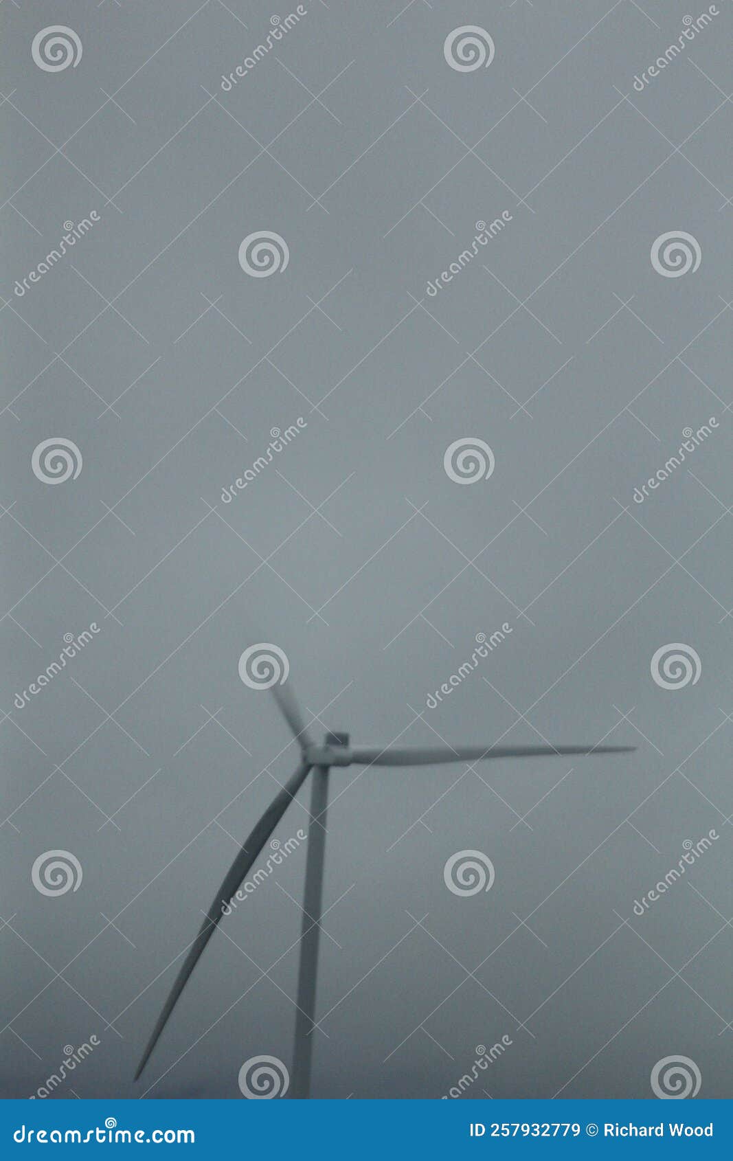 View of Giant Windmills during a Cloudy Day, Iowa Stock Image - Image ...