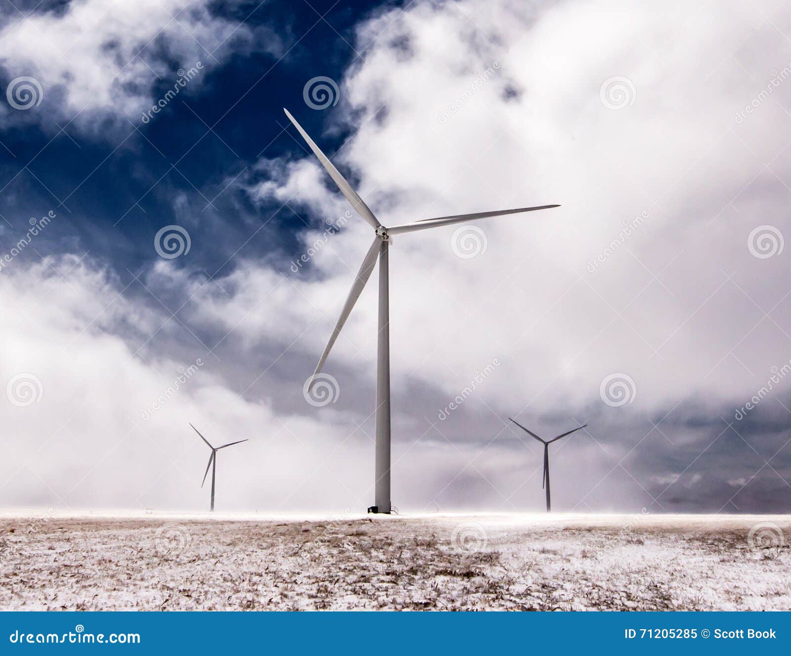 Giant Electric Windmill stock image. Image of turbine - 71205285