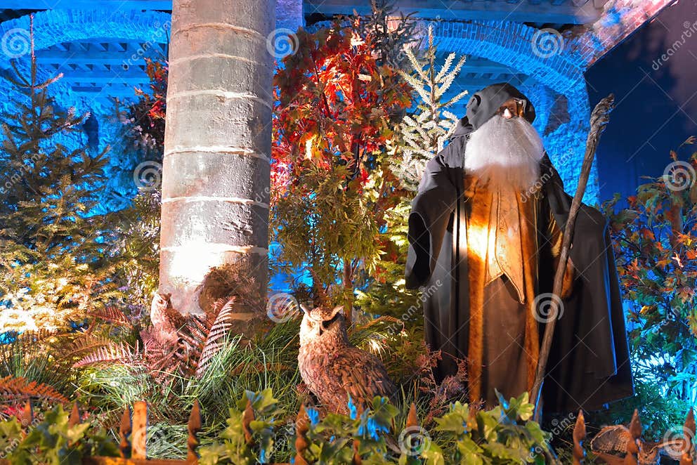 Giant wizard doll stock photo. Image of indoors, wallpaper - 83160328