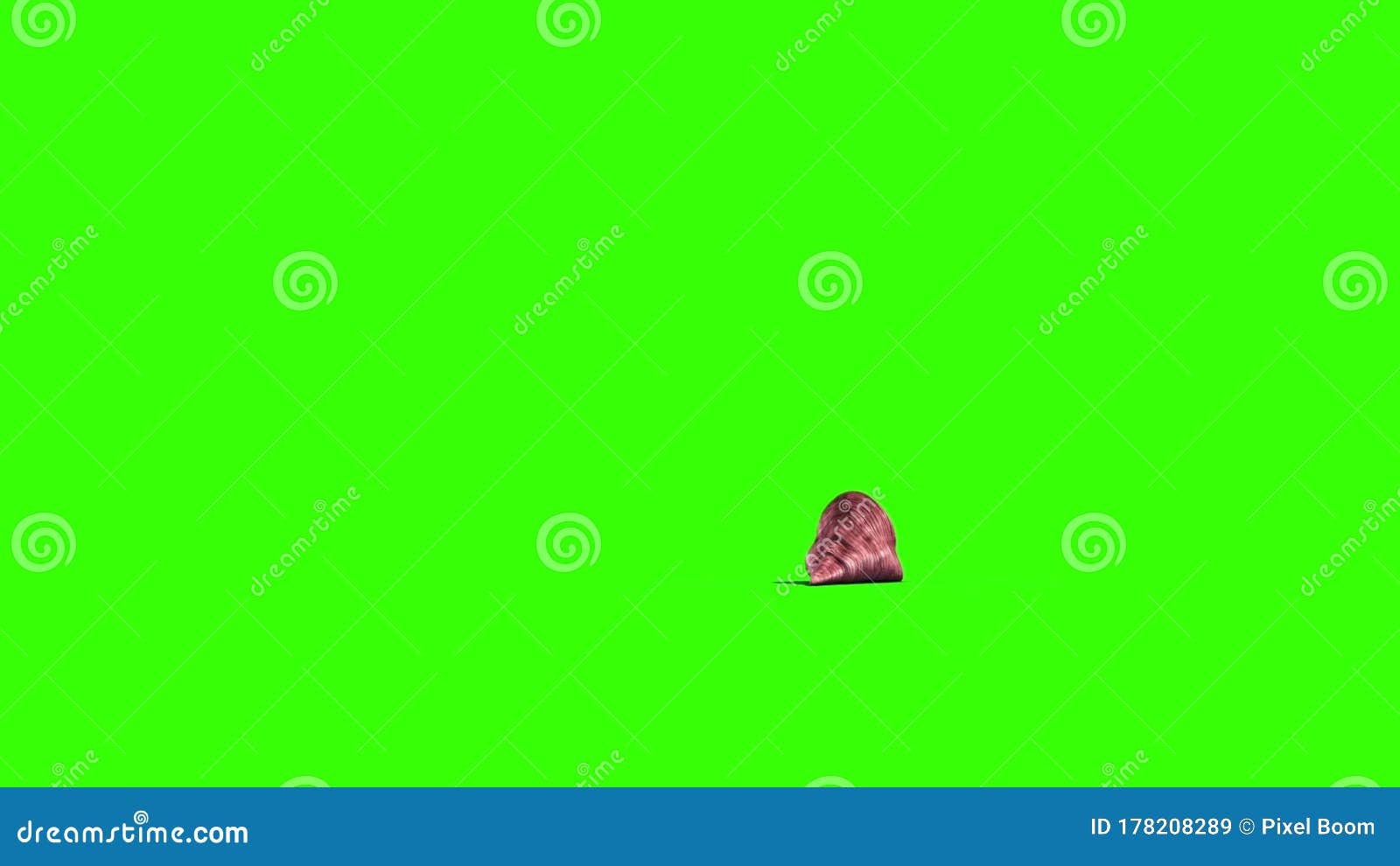 Giant Worm Monster Crawl Back Green Screen 3D Rendering Animation Stock ...