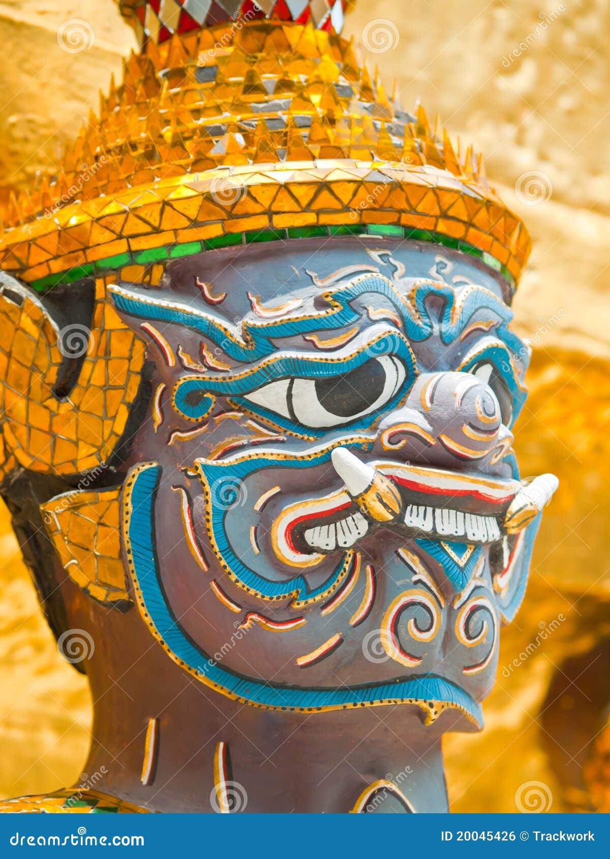 Giant (Yaksa) within Wat Phra Kaew in Thailand Stock Photo - Image of ...