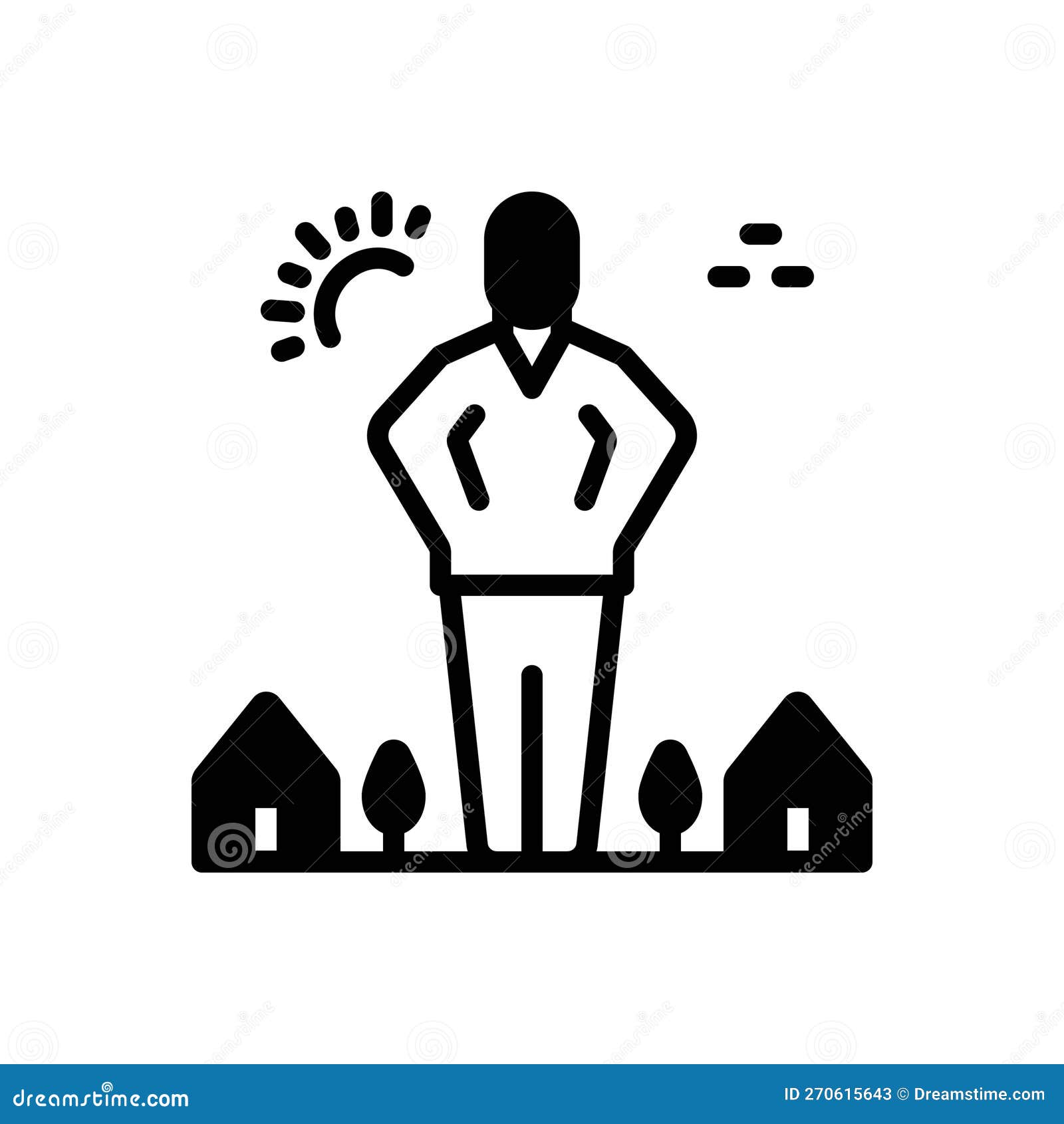 Black Solid Icon for Giants, Huge and Enormous Stock Vector ...