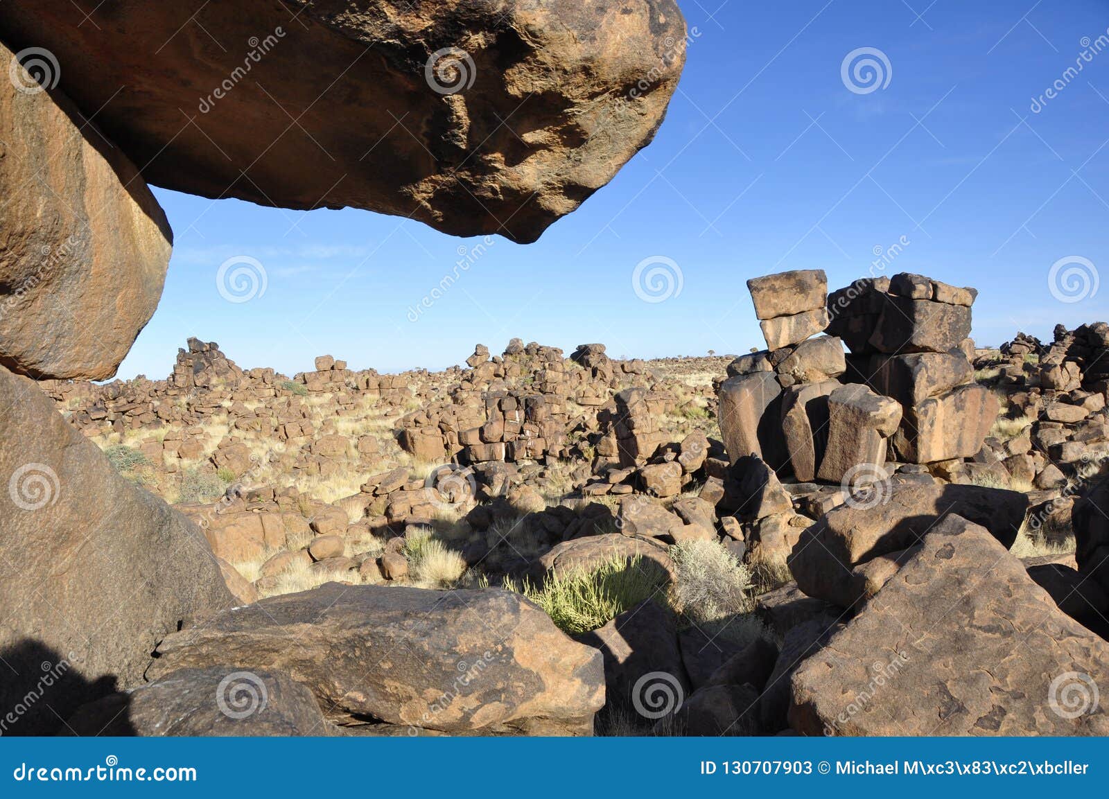 Giants Playground in the South of Namibia. Stock Image - Image of ...