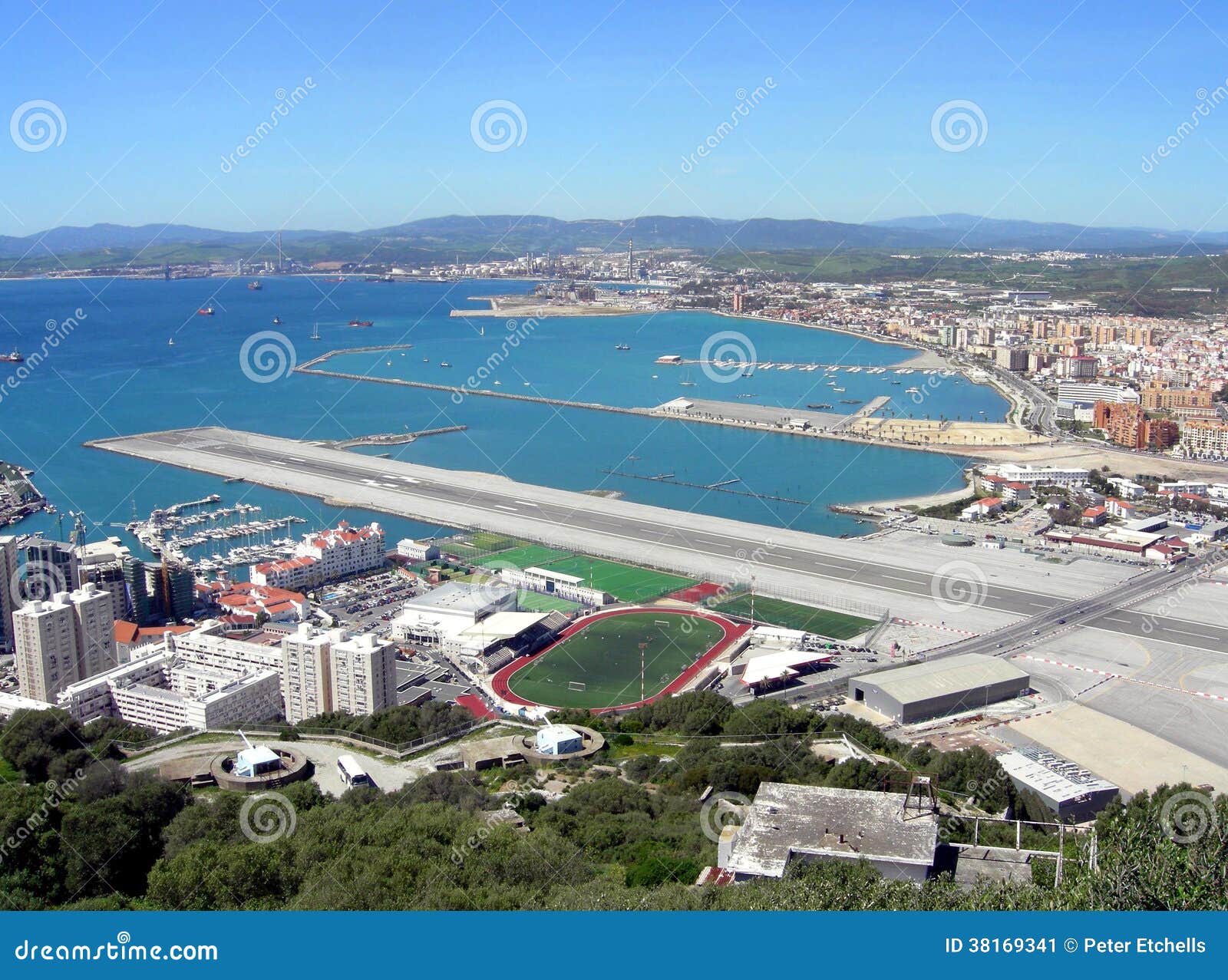 Gibraltar airport stock image. Image of gibraltar, tourist - 38169341